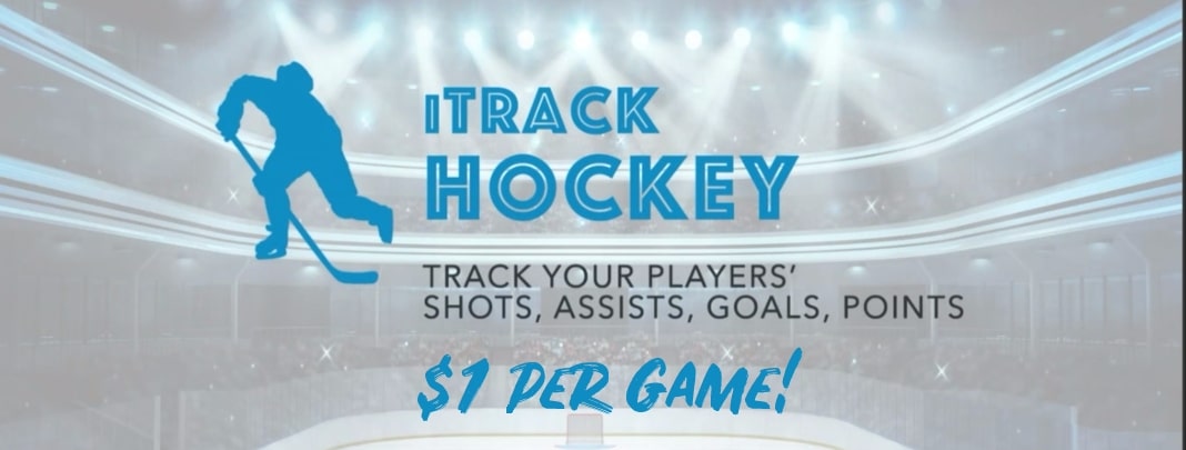 Record Hockey Statistics for your team: goals, shots, misses, assists, etc.